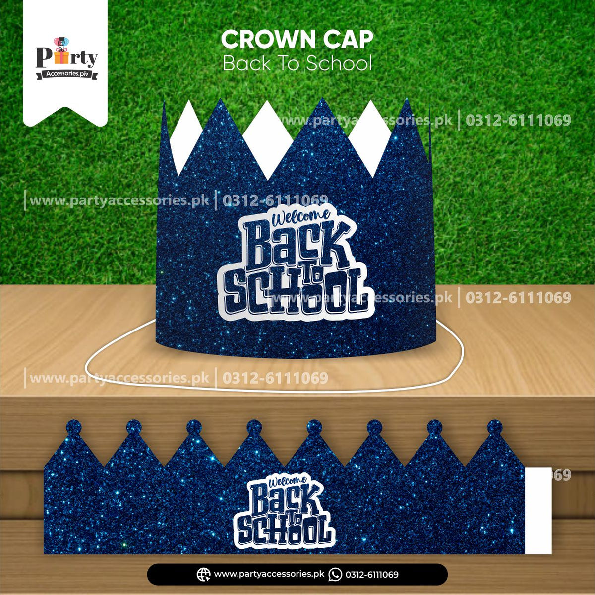 Welcome Back to school decoration ideas | Crown cap – PartyAccessories.pk
