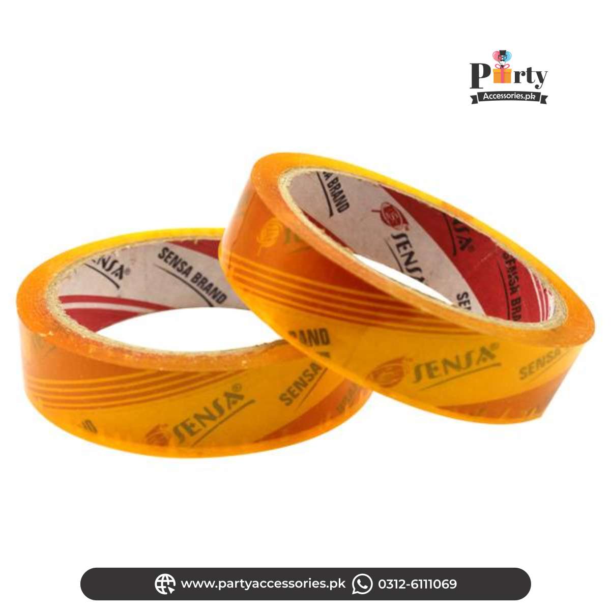 Transparent Adhesive Packing tape 1 inche wide | Carton tape ...