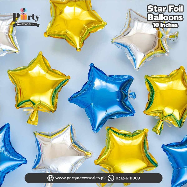 Star Balloon Decor Miniature Explosion Star Balloons Matte | Foil
