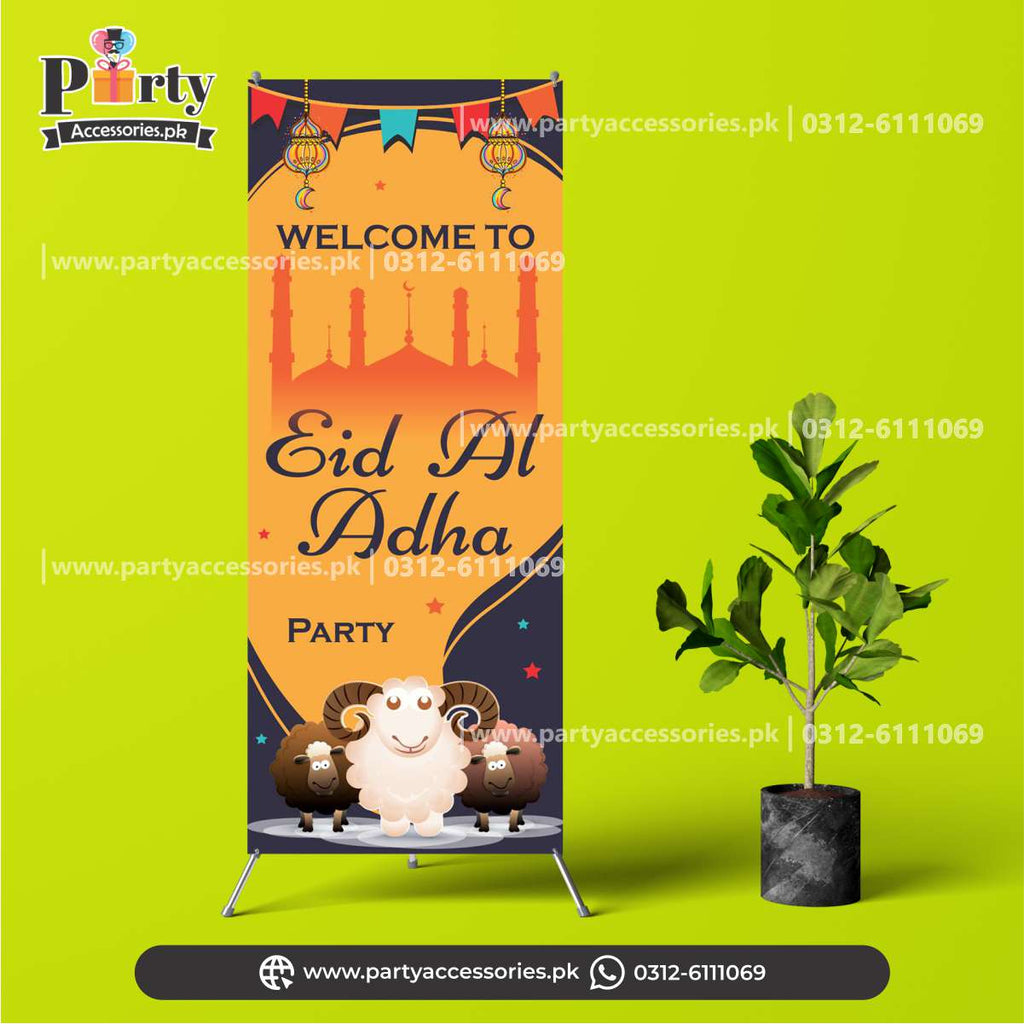 Welcome Standee for Eid al adha Celebration Party – PartyAccessories.pk
