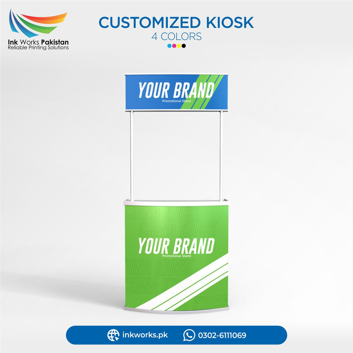Corporate display Kiosk - Promotional table | InkWorks ...