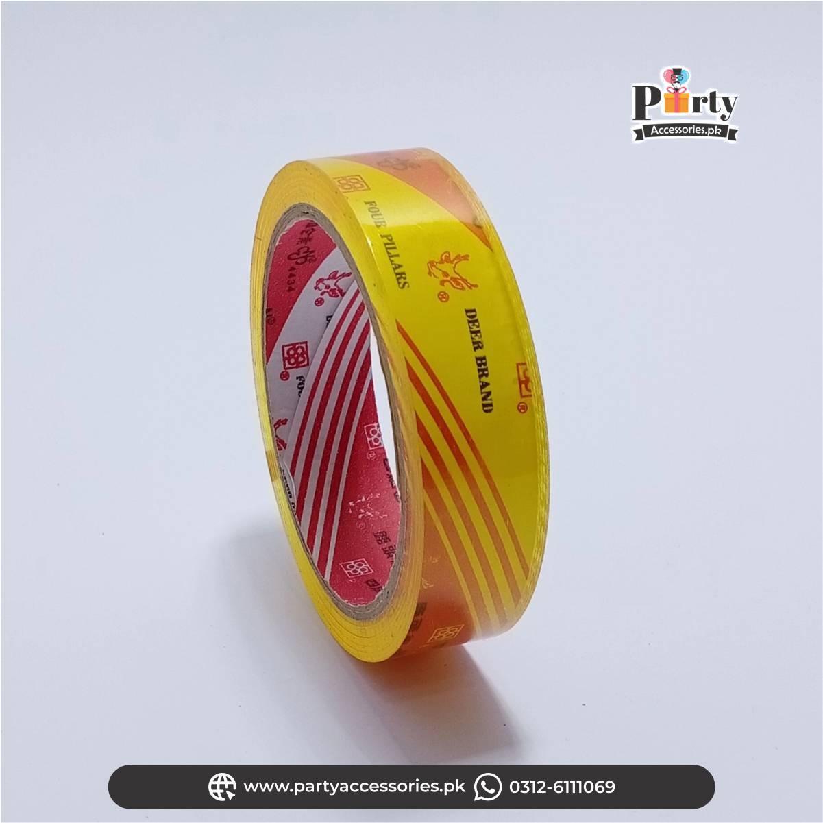 Transparent Adhesive Packing tape 1 inche wide | Carton tape ...