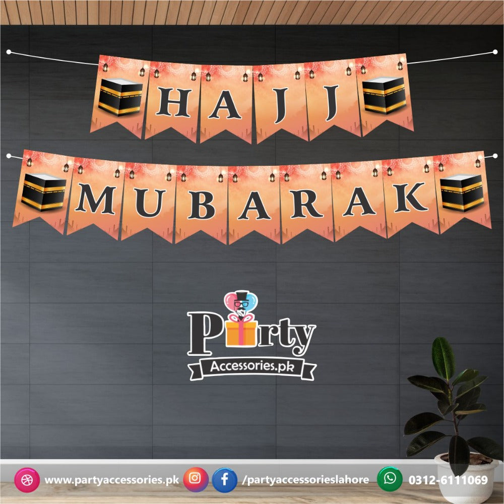 Hajj Mubarak Wall decoration bunting banners – PartyAccessories.pk