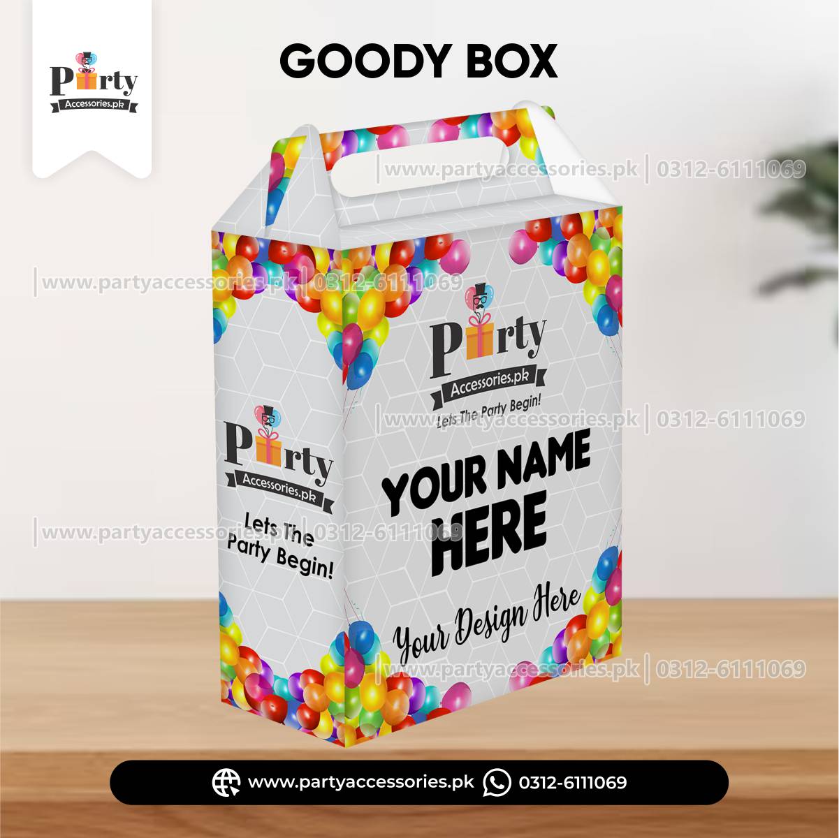 Customized Printed Goody Boxes | Personalized Favor Packaging ...
