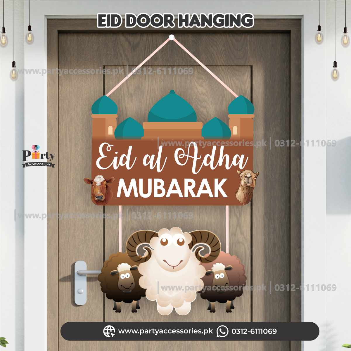 Eid al Adha wall decoration hanging – PartyAccessories.pk