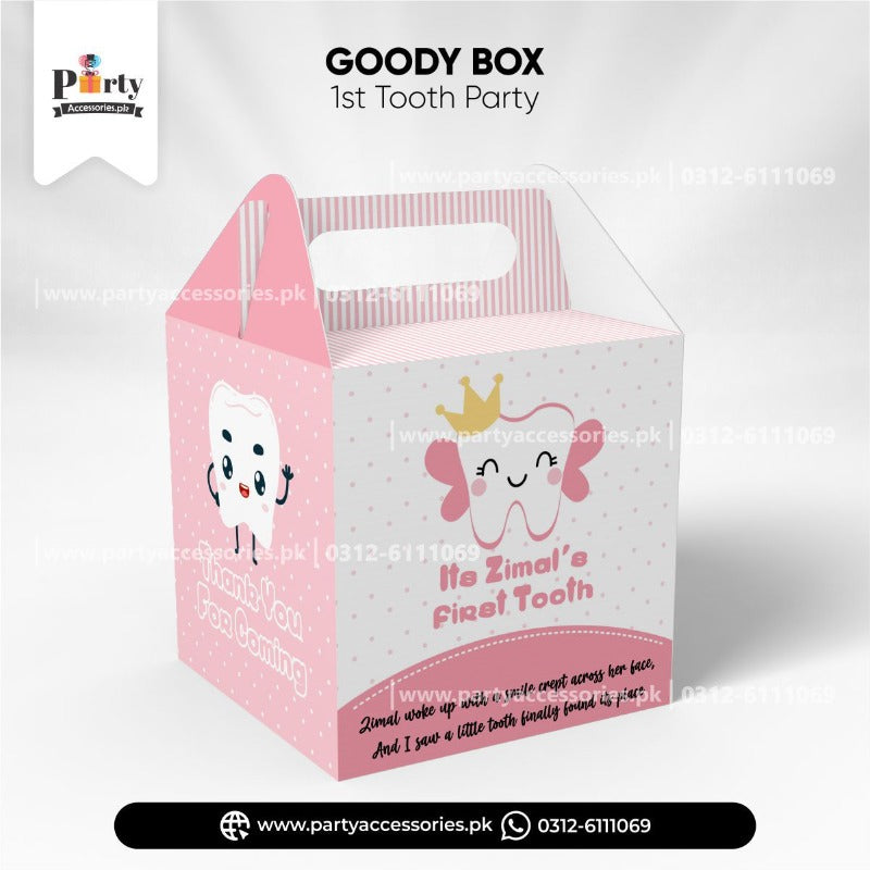 Gender reveal party Customized giveaway Favor / Goody Boxes ...