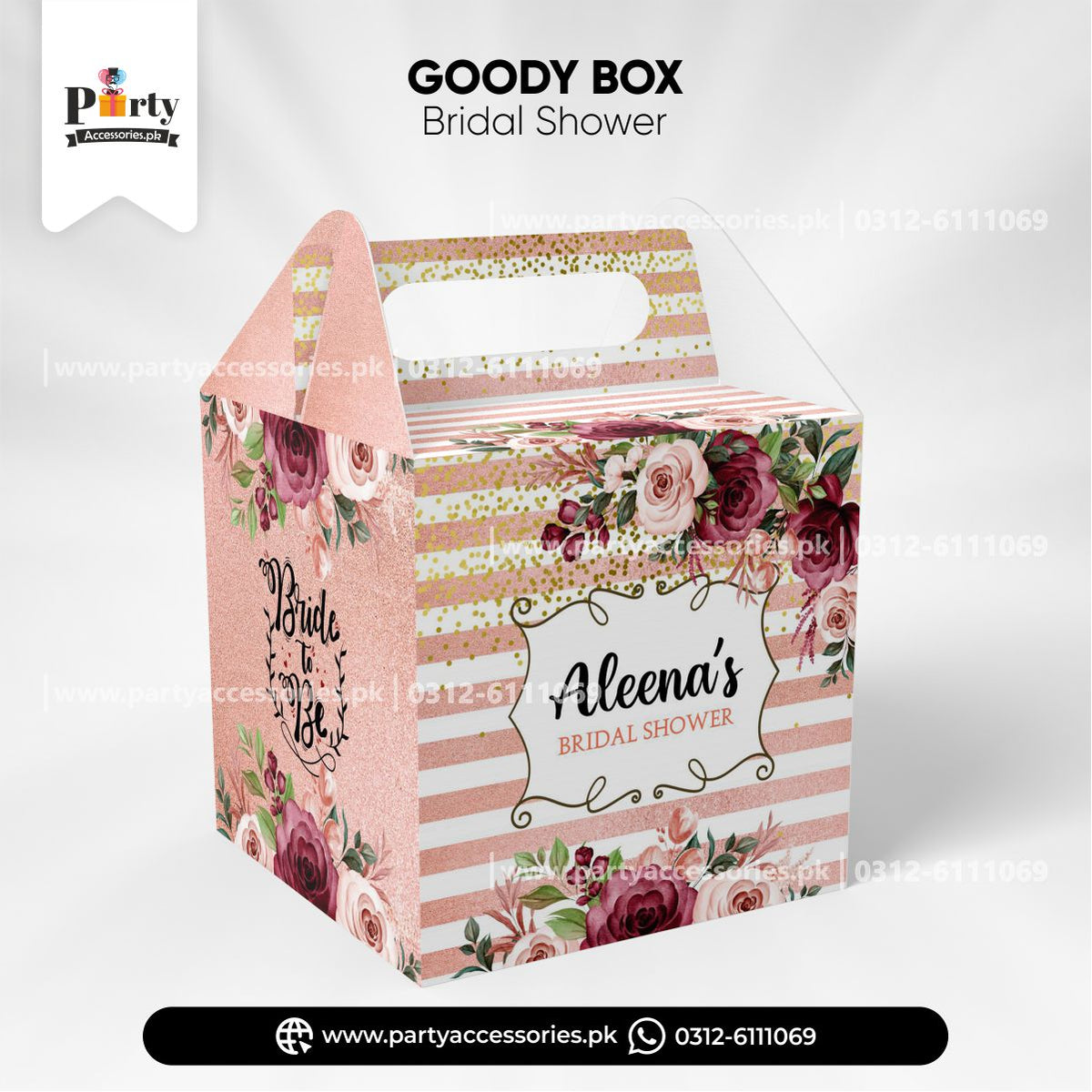 Bridal shower celebrations ideas | Customized giveaway Favor / Goody ...