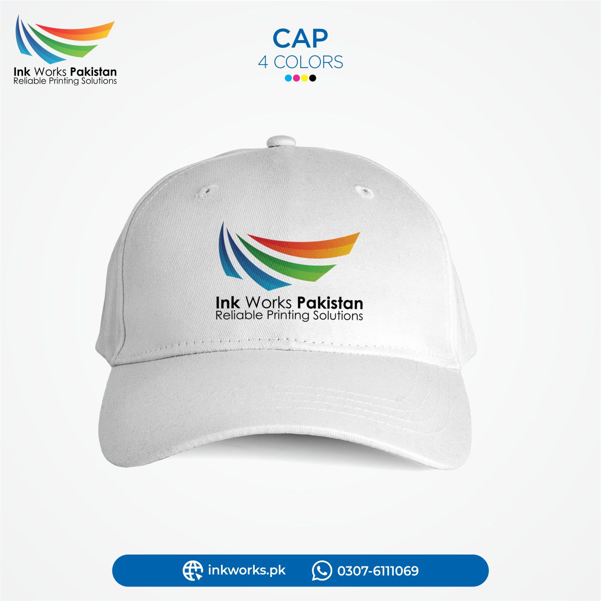 Custom Printed P Caps with Brand Name and Logo | InkWorks Pakistan ...