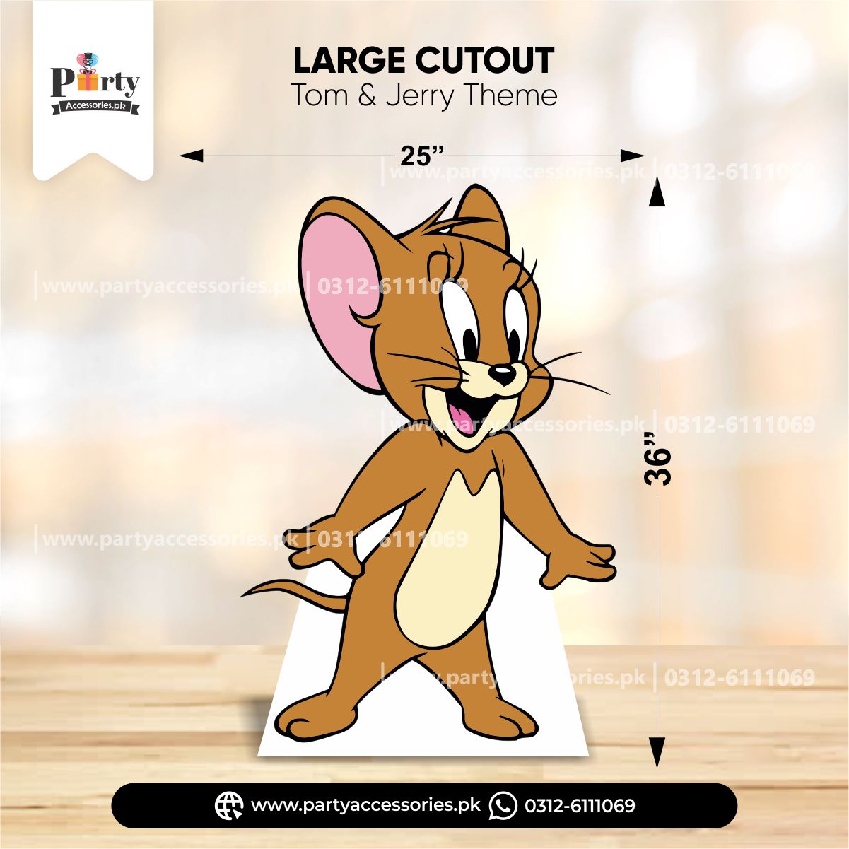 Tom & Jerry customized decorations Standing character cutouts ...