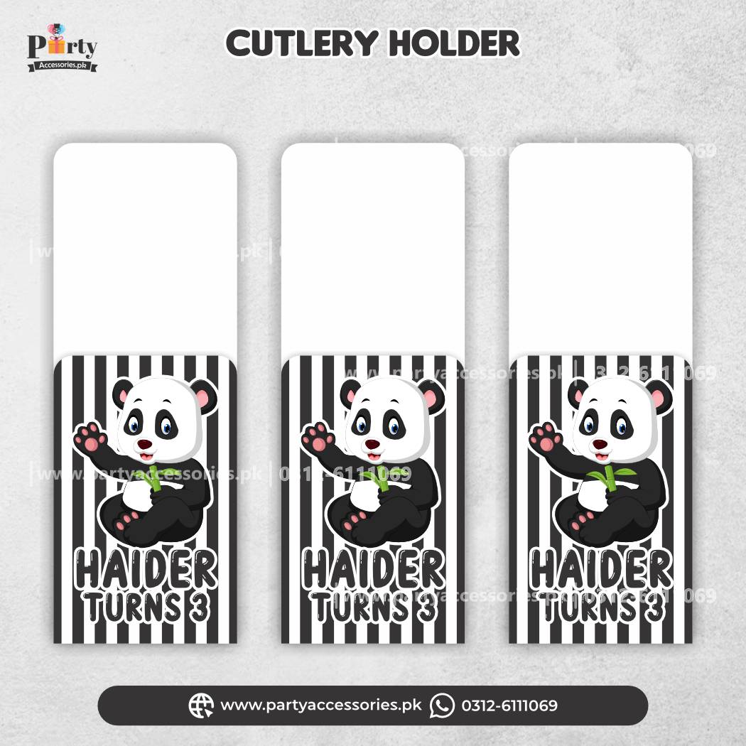 Panda Cutlery Set: 6-Pack for Unforgettable Birthday Parties ...