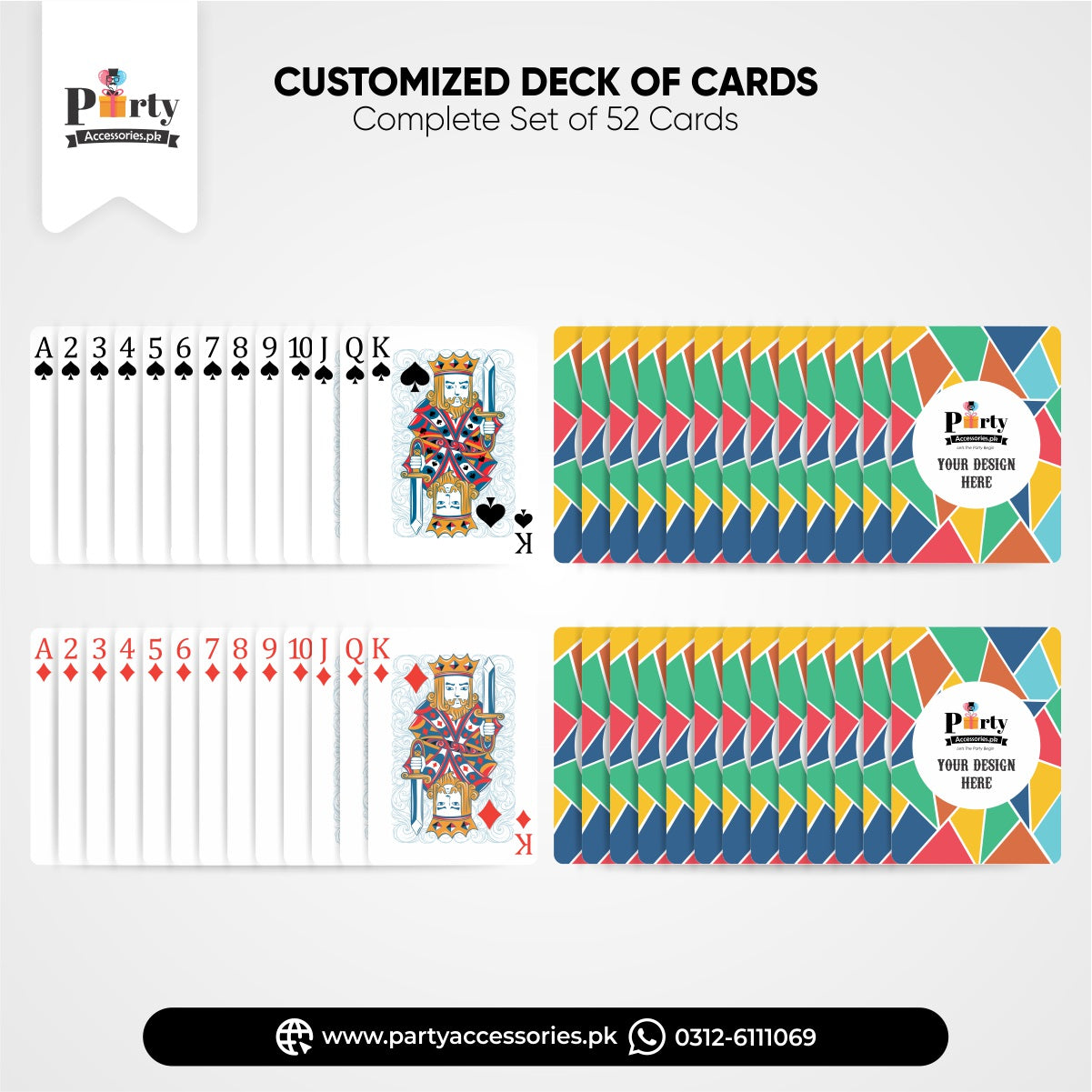 Tash / Playing cards | Customized for game lovers with cover ...