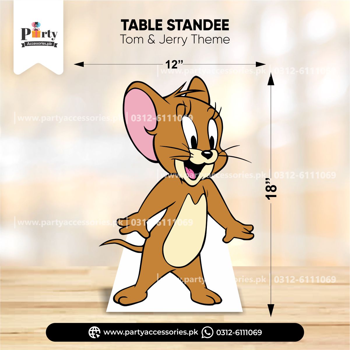 Tom & Jerry customized decorations Standing character cutouts ...