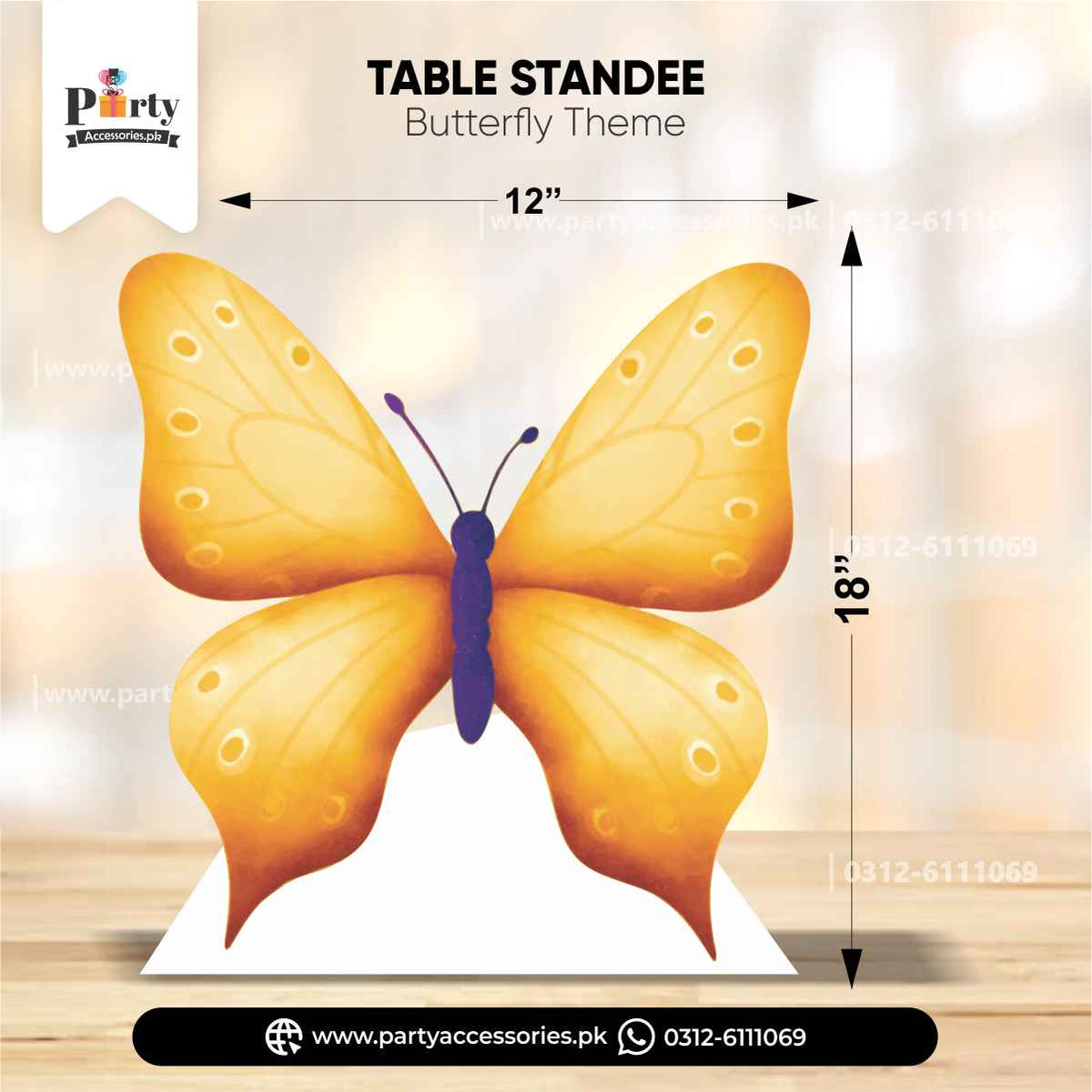 Butterfly Standing Cutouts| Custom Fairy Tale Party Decoration ...