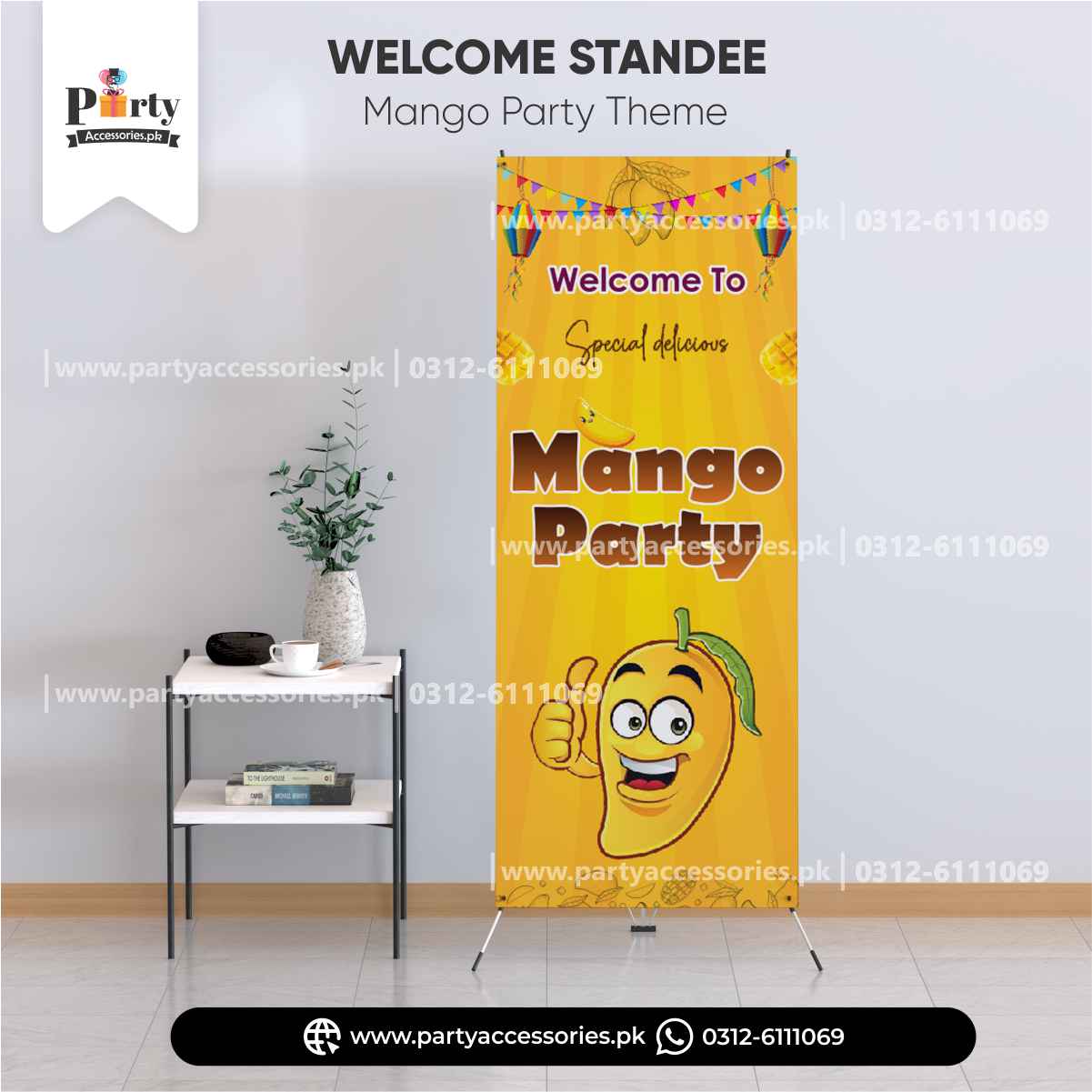 Welcome Standee for Mango Themed Party: Vibrant Event Decor ...