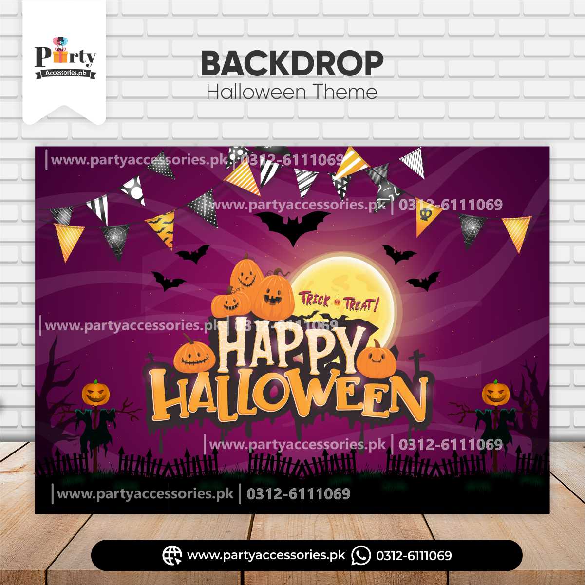 Customizable Halloween Backdrop: 3 Ways to Enhance Your Party ...