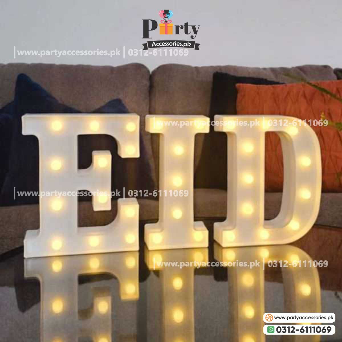 EID LED letters | Marquee LED Alphabets EID light up letters ...
