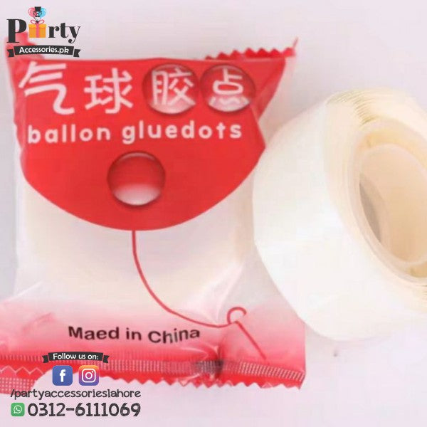 Super sticky Balloon glue 100 dots roll for balloon decorations ...