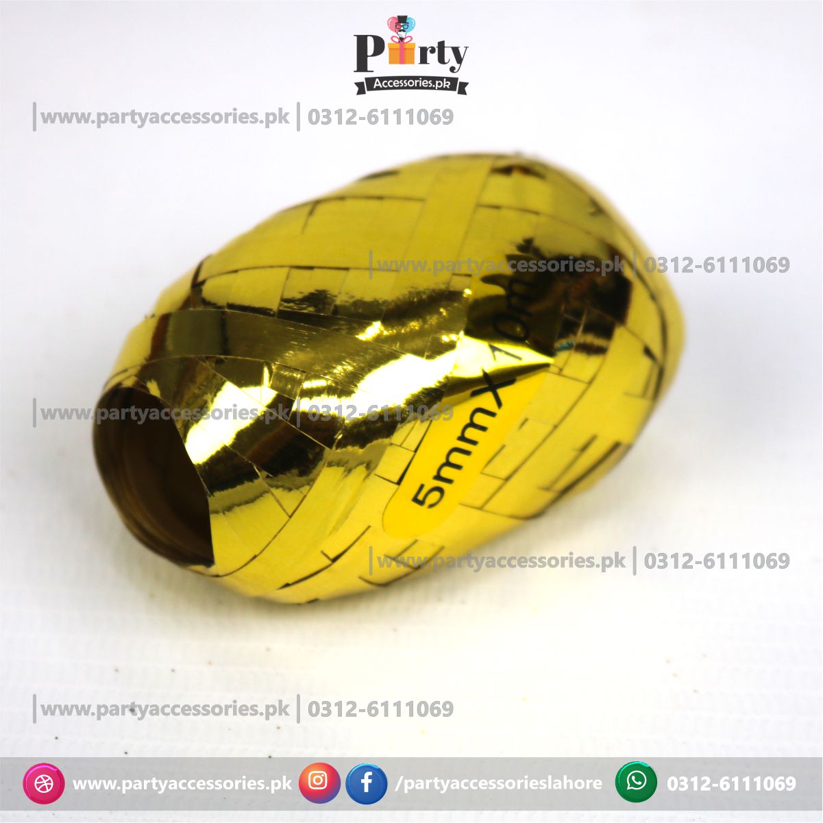 Curly Balloon Ribbon Roll for crafts, gifts wrapping – PartyAccessories.pk