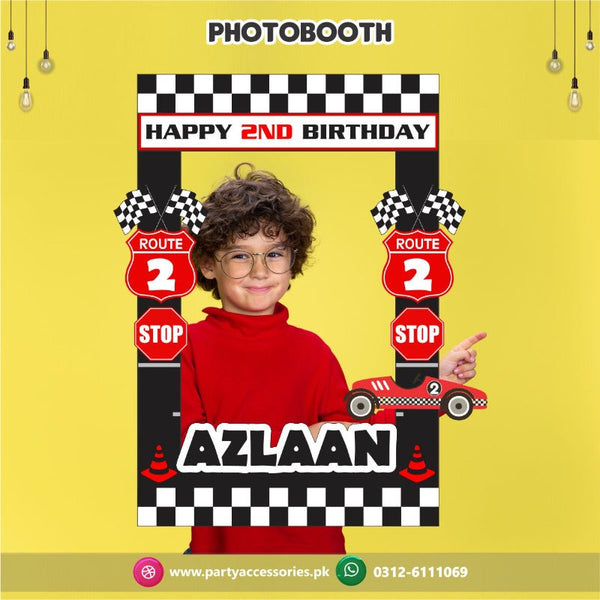 Two Fast Theme Customized Photo Booth / Selfie Frame For Birthday Part ...