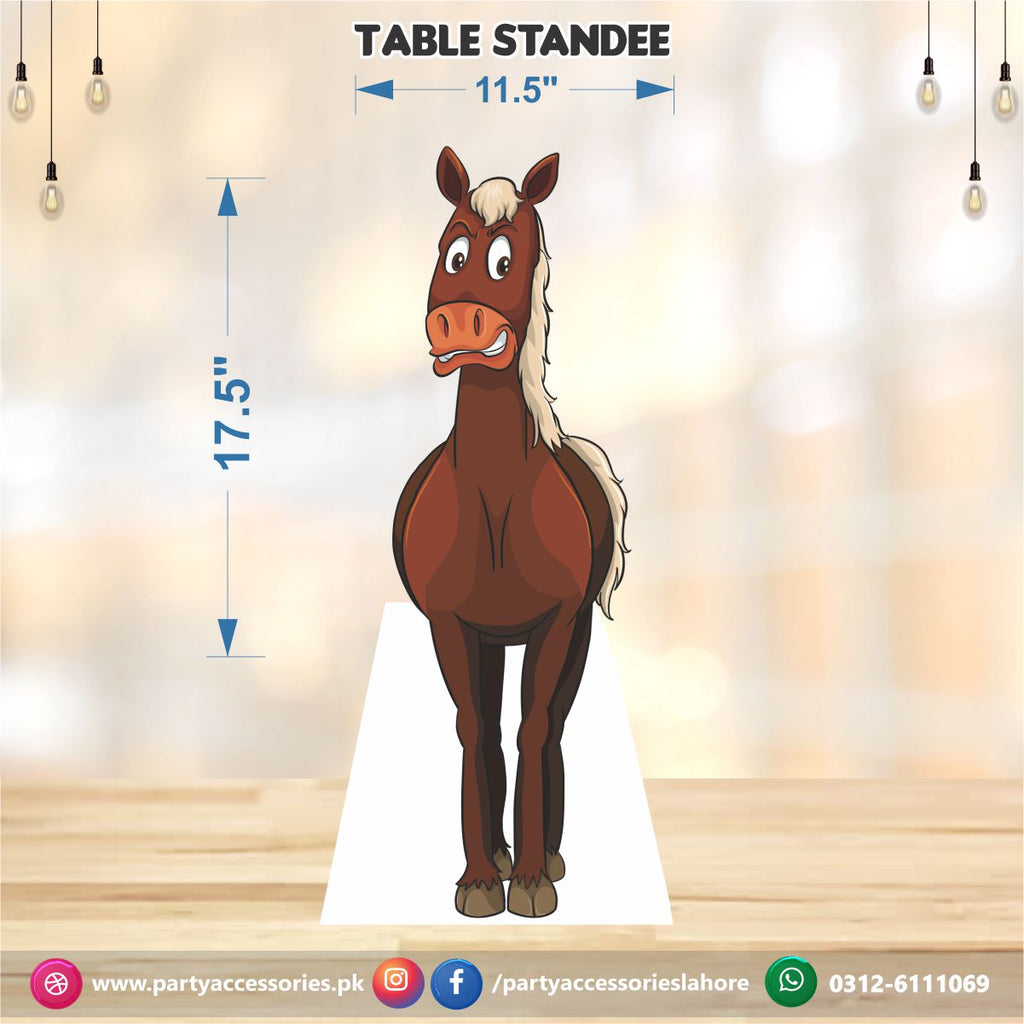 Farm animals theme Table standing character cutouts – PartyAccessories.pk