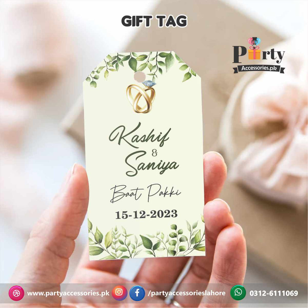 Baat pakki Customize Gift / Thank you tags (pack of 6 ...