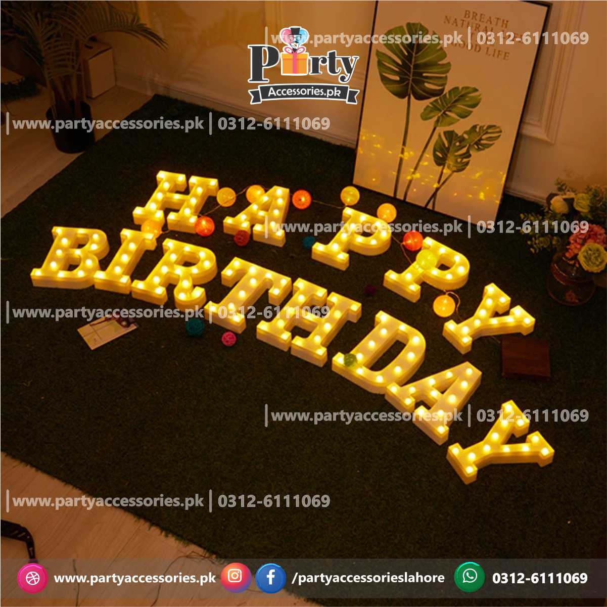 LED letters | Marquee LED Alphabets A to Z light up letters ...