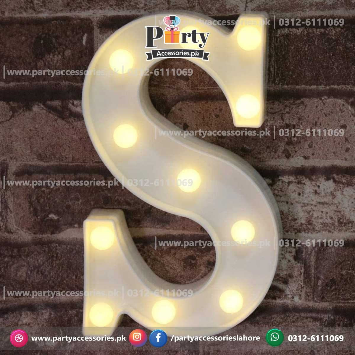 LED letters | Marquee LED Alphabets A to Z light up letters ...