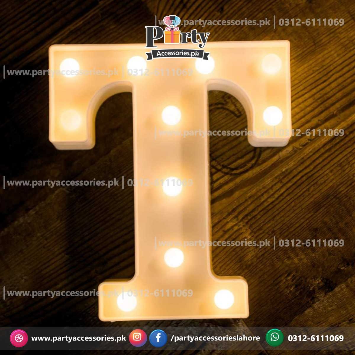 LED letters | Marquee LED Alphabets A to Z light up letters ...
