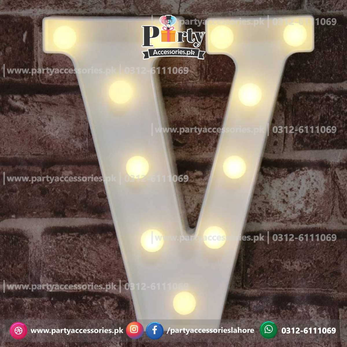 LED letters | Marquee LED Alphabets A to Z light up letters ...