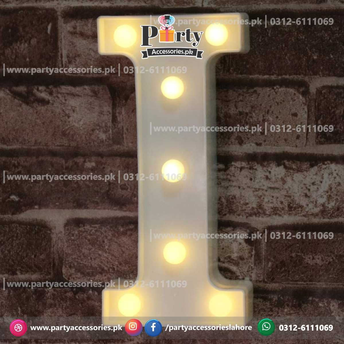 LED letters | Marquee LED Alphabets A to Z light up letters ...