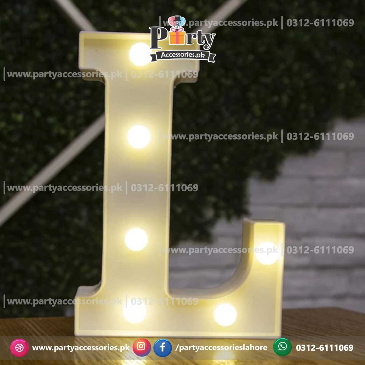 LED letters | Marquee LED Alphabets A to Z light up letters ...