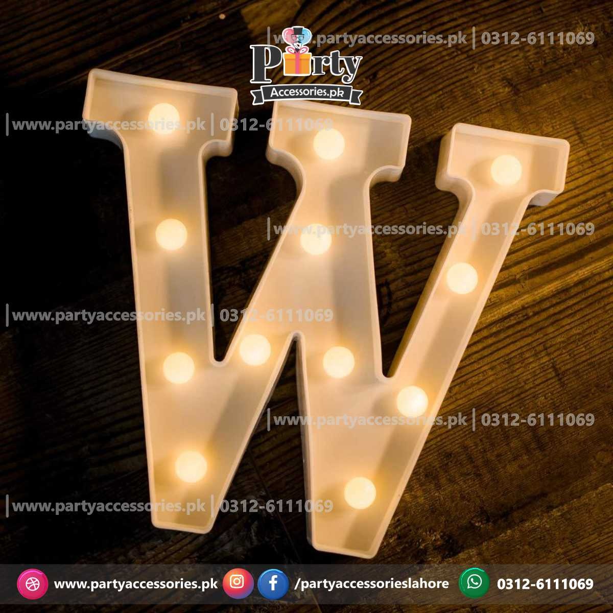 LED letters | Marquee LED Alphabets A to Z light up letters ...