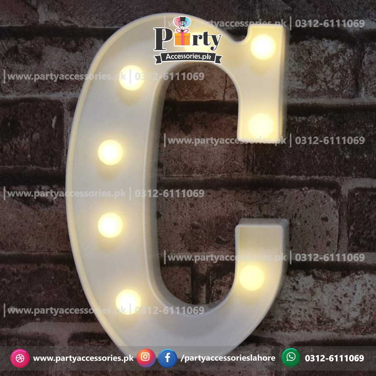 LED letters | Marquee LED Alphabets A to Z light up letters ...