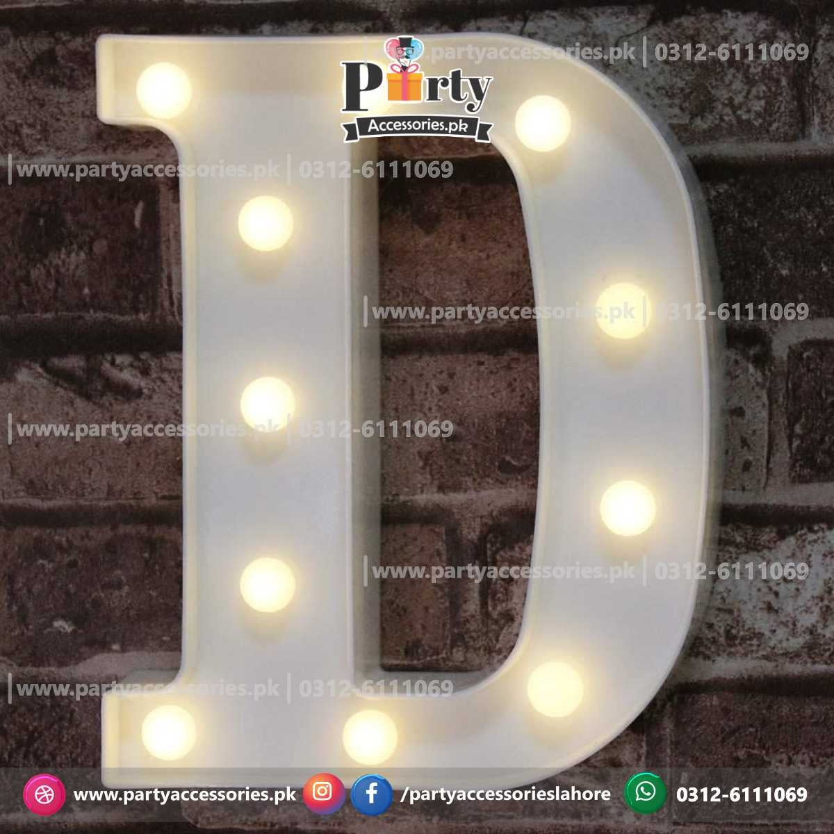 LED letters | Marquee LED Alphabets A to Z light up letters ...