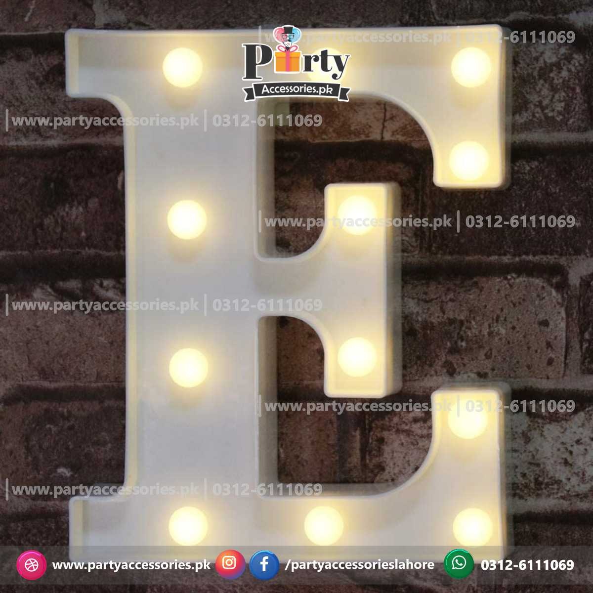 LED letters | Marquee LED Alphabets A to Z light up letters ...