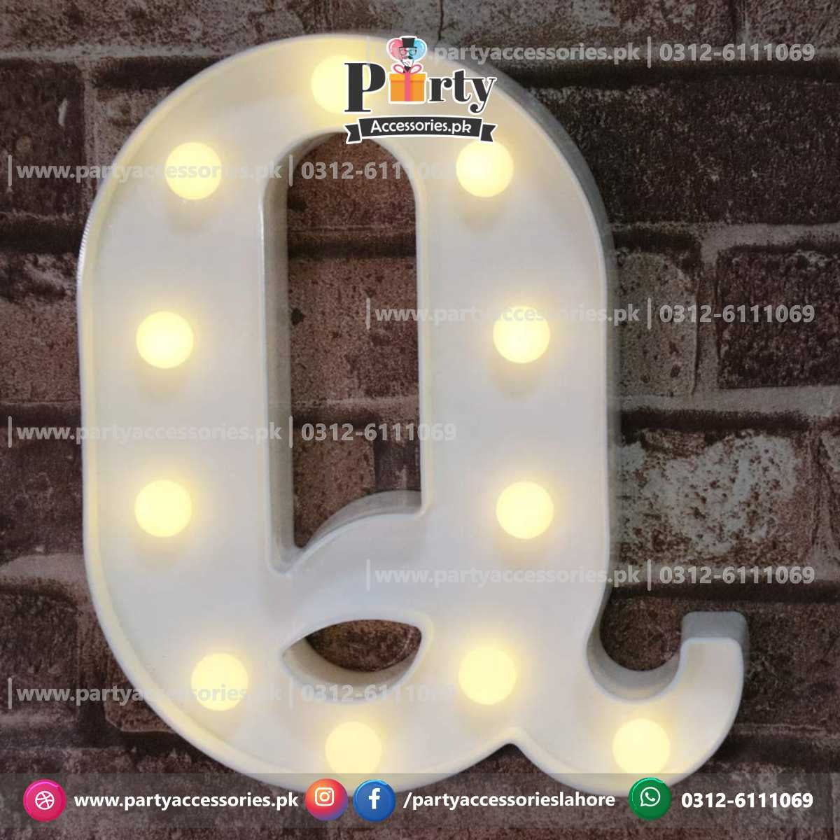 LED letters | Marquee LED Alphabets A to Z light up letters ...