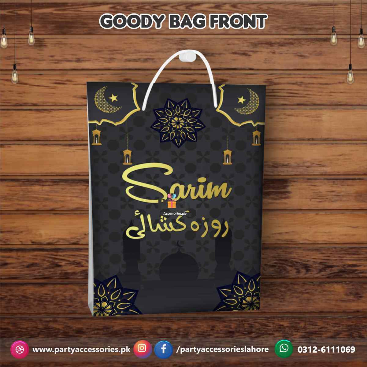First Roza Kushai Customized Goody Bags – PartyAccessories.pk