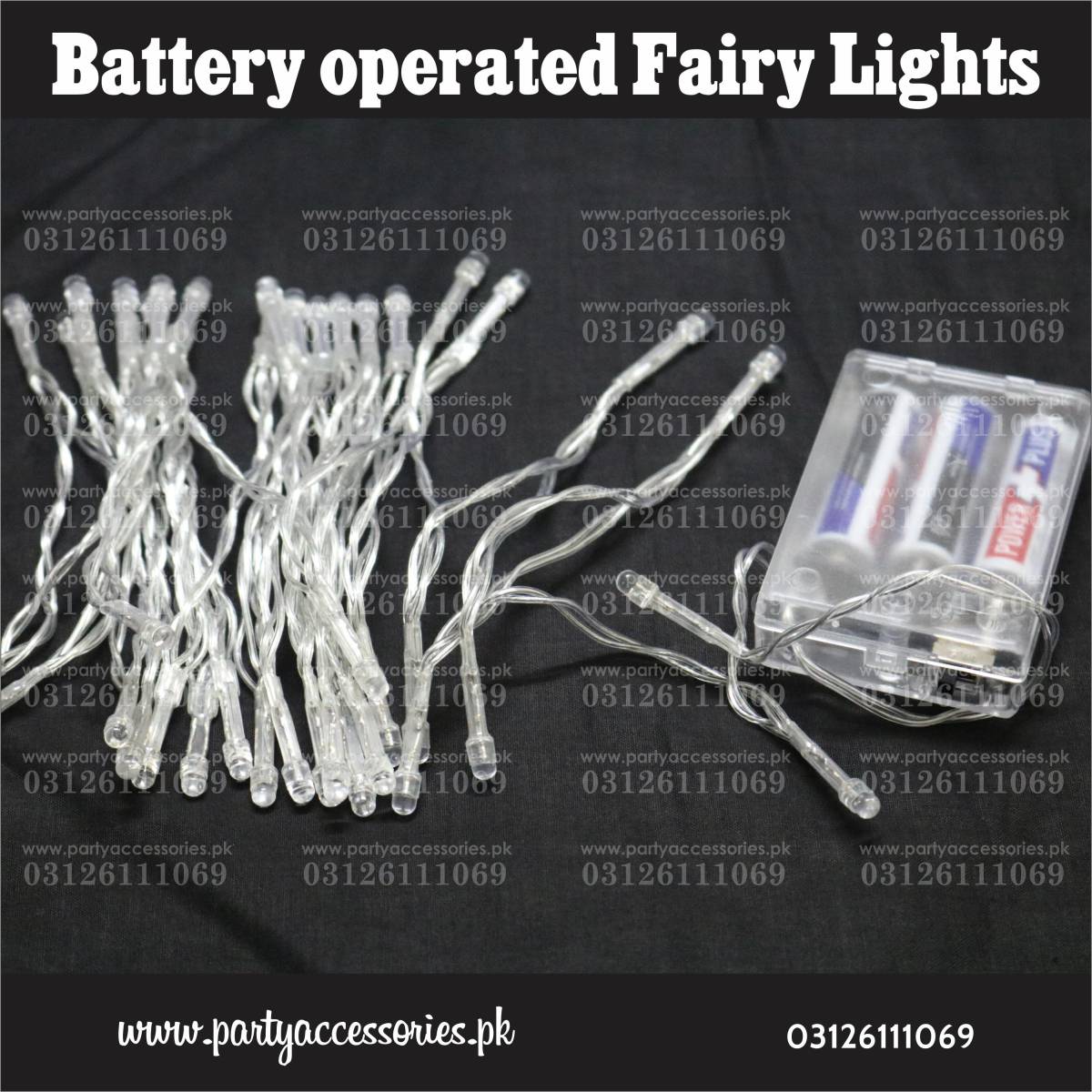 Battery Operated LED string Fairy Lights in Multi colors for party ...