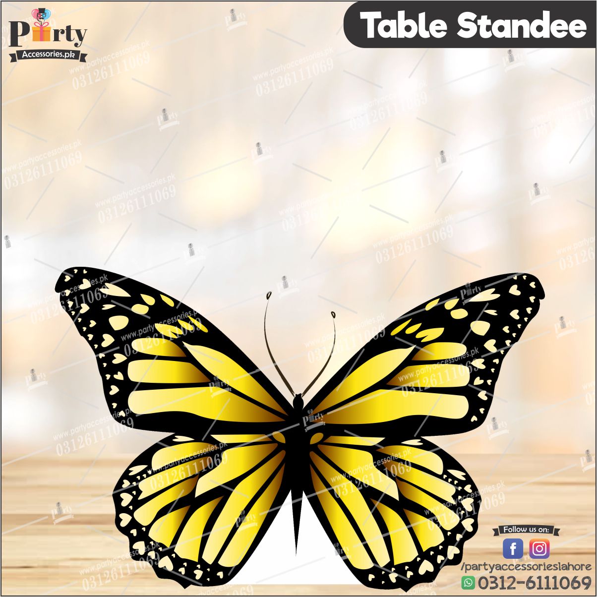 Butterfly Standing Cutouts| Custom Fairy Tale Party Decoration ...