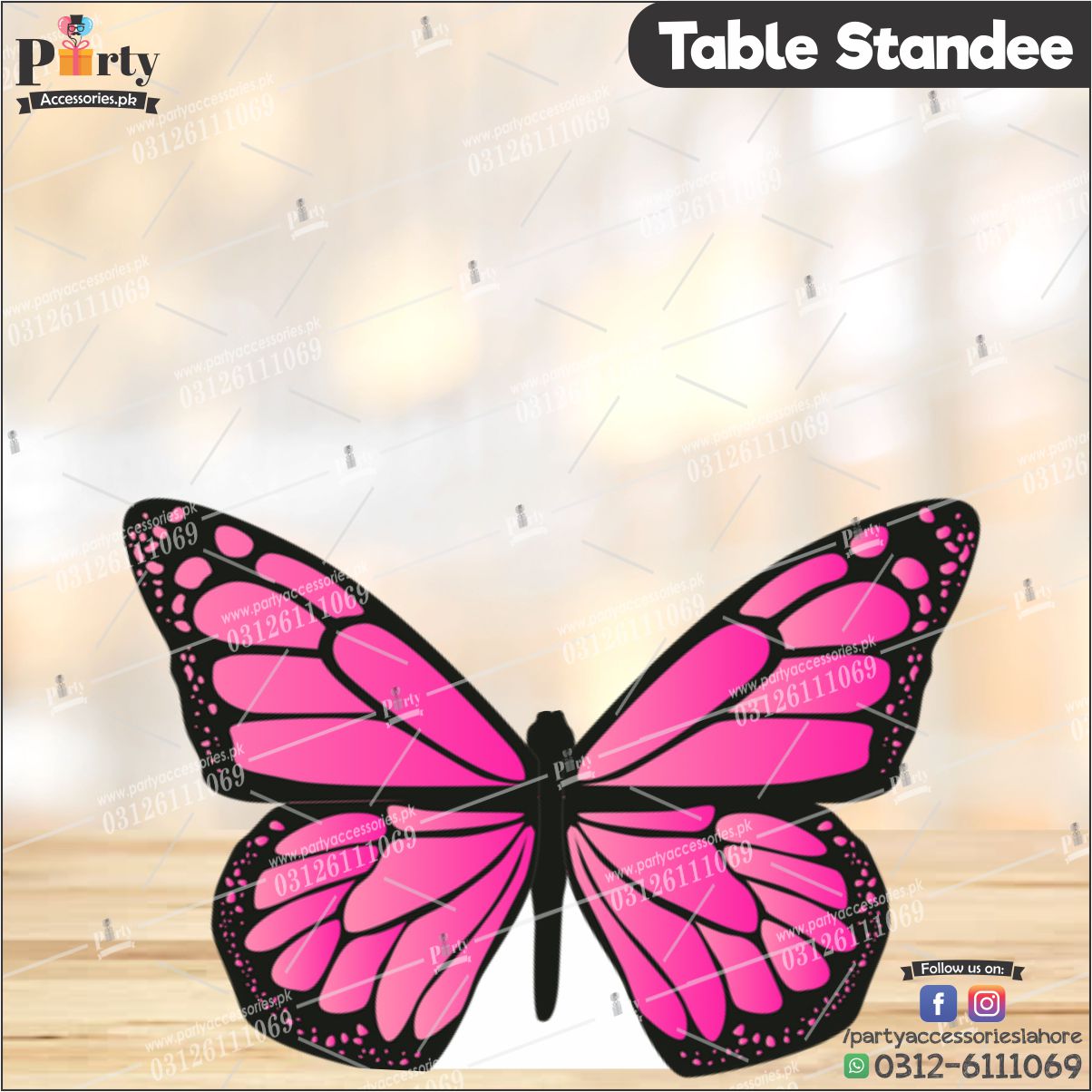 Butterfly Standing Cutouts| Custom Fairy Tale Party Decoration ...