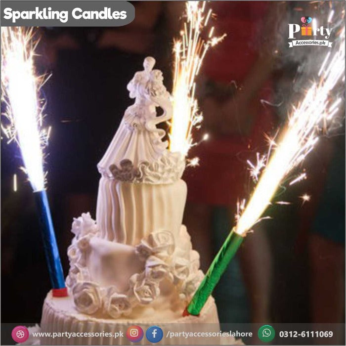 Surprise Birthday cake Sparkling firework candles – PartyAccessories.pk