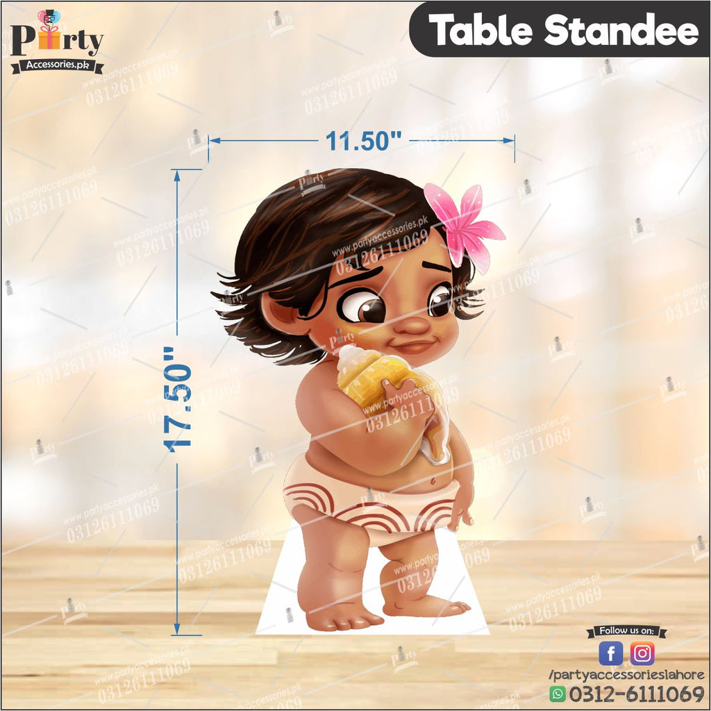 Customized Moana theme Table standing character cutouts ...