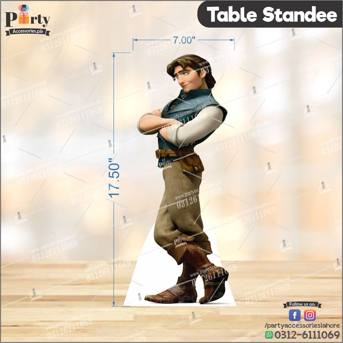 Tangled Rapunzel theme | Customized Table standing character cutouts ...