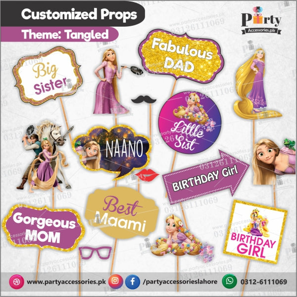 Tangled Rapunzel theme birthday party | Customized props set ...